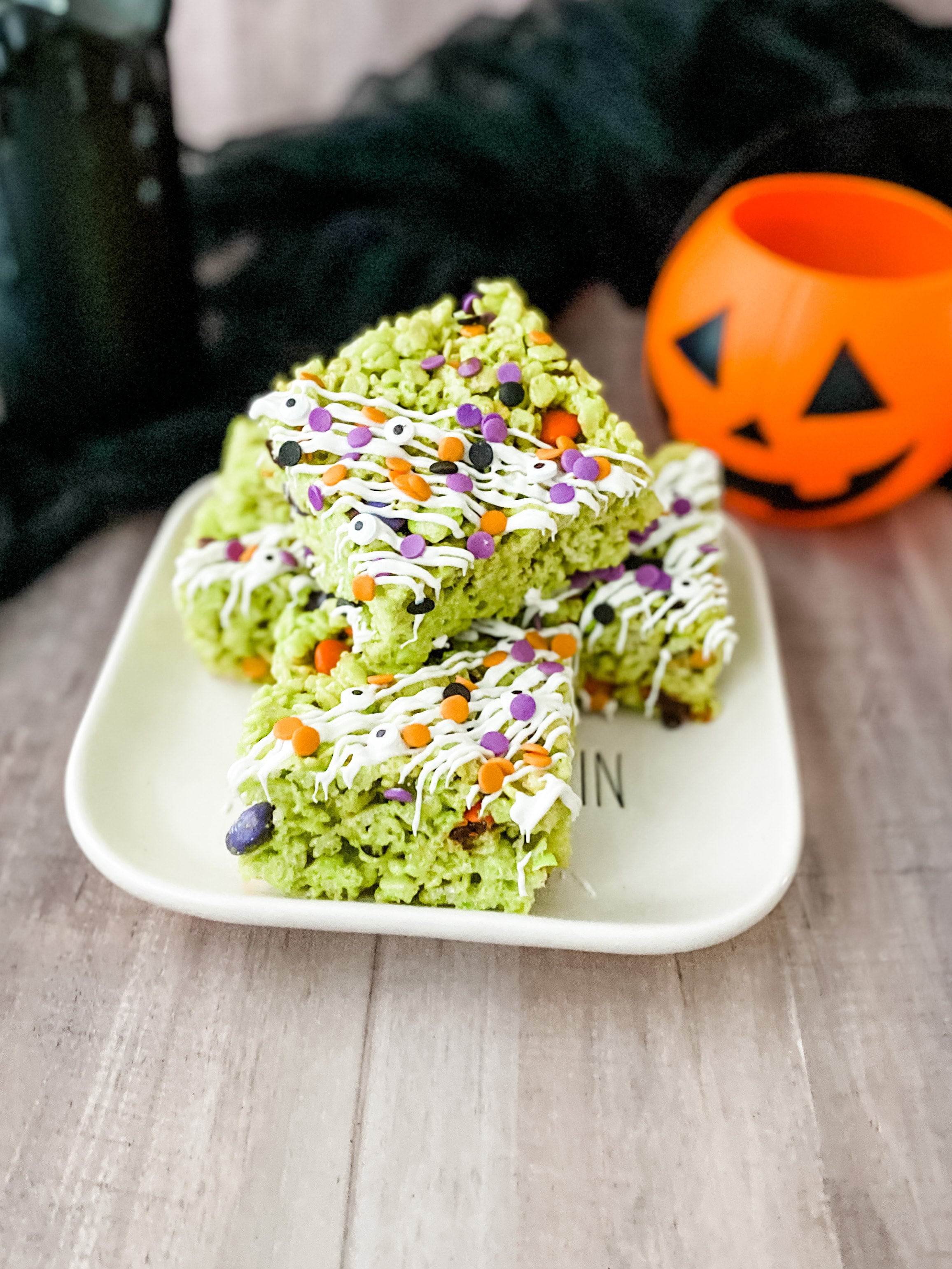 MONSTER Mash Rice Krispie Treat | Purple Cottage Cookie Co.